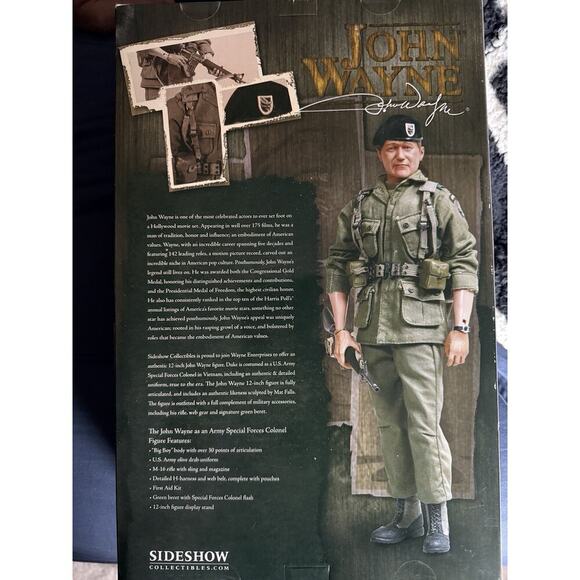 Toys | John Wayne As An Army Special Forces Colonel Sealed Unopened ...